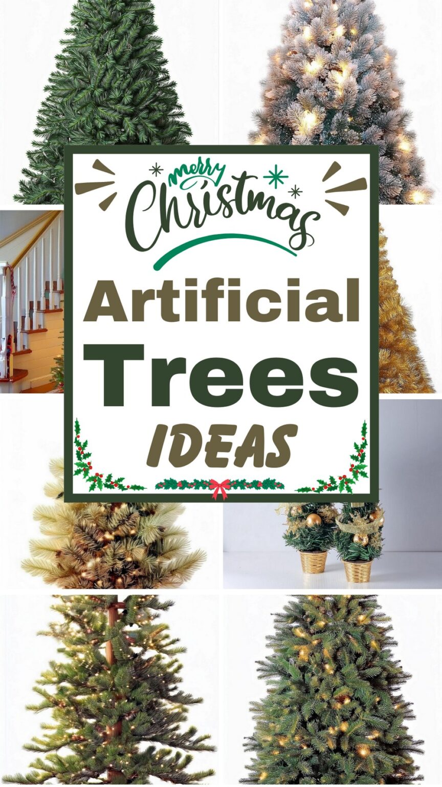 Easy To Make Artificial Christmas Trees Ideas - Ease DIYs