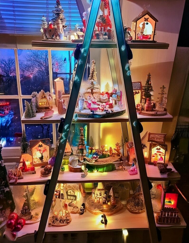 Ladder Christmas Tree Ideas For Holiday Celebrations & Decor - Ease DIYs