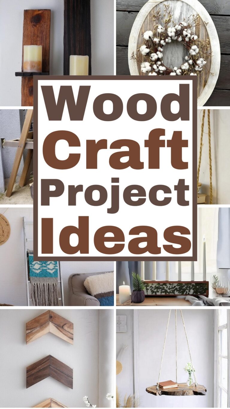 10 DIY Scrap Wood Craft Projects Ideas For Home Decorations - Ease DIYs