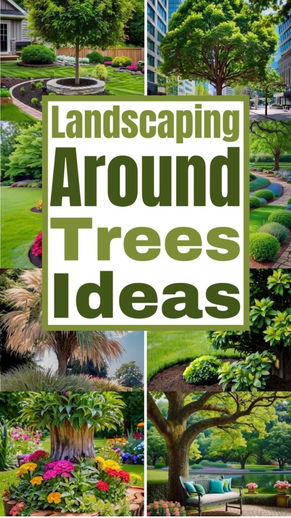 10 Best Landscaping Around Trees Ideas For Year-Round Interest - Ease DIYs