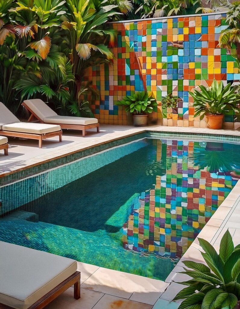 10 Around Pool Tropical Garden Design Ideas - Ease DIYs