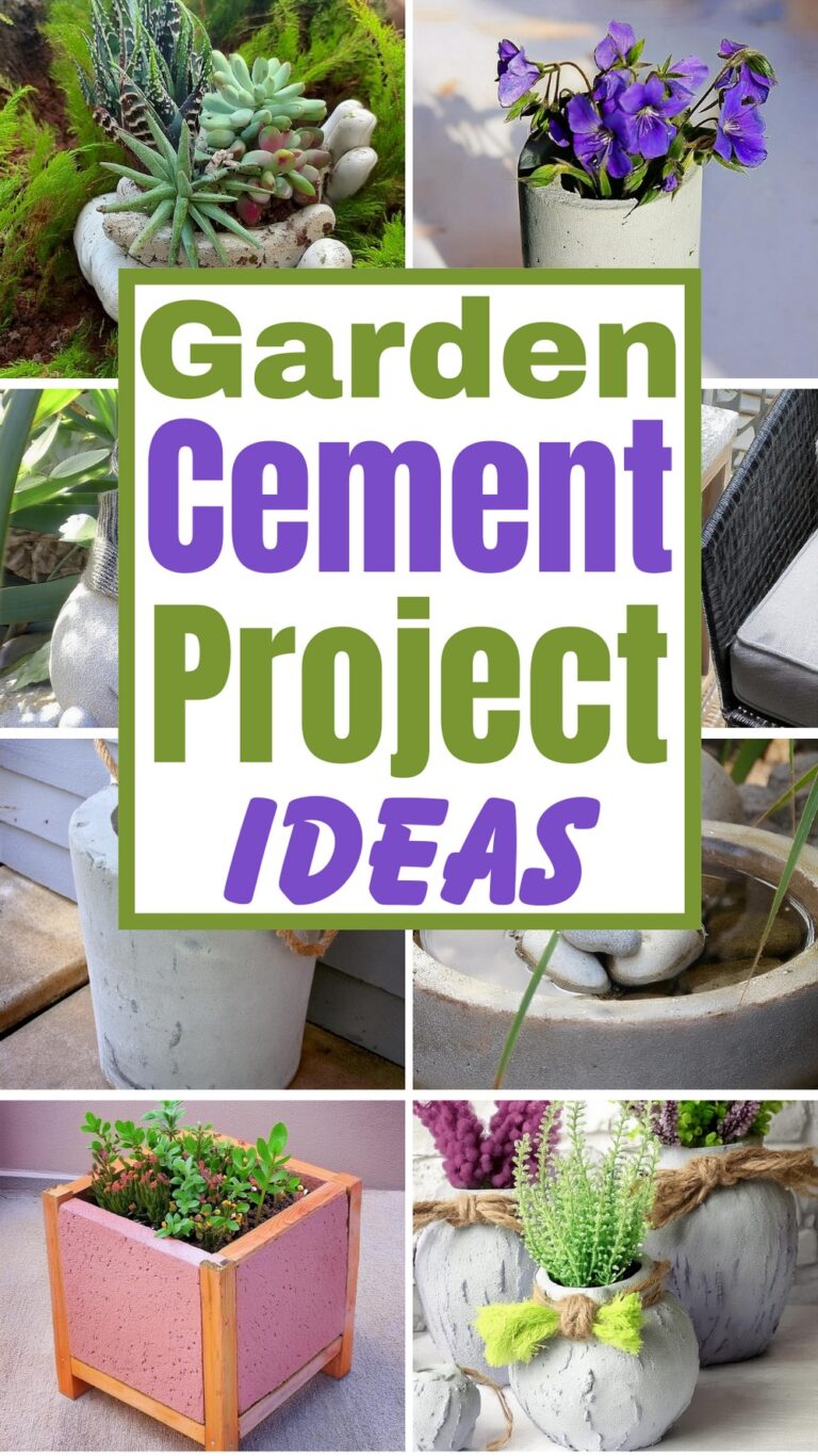 10 DIY Garden Cement Project Ideas For Handmade Garden Accessories ...