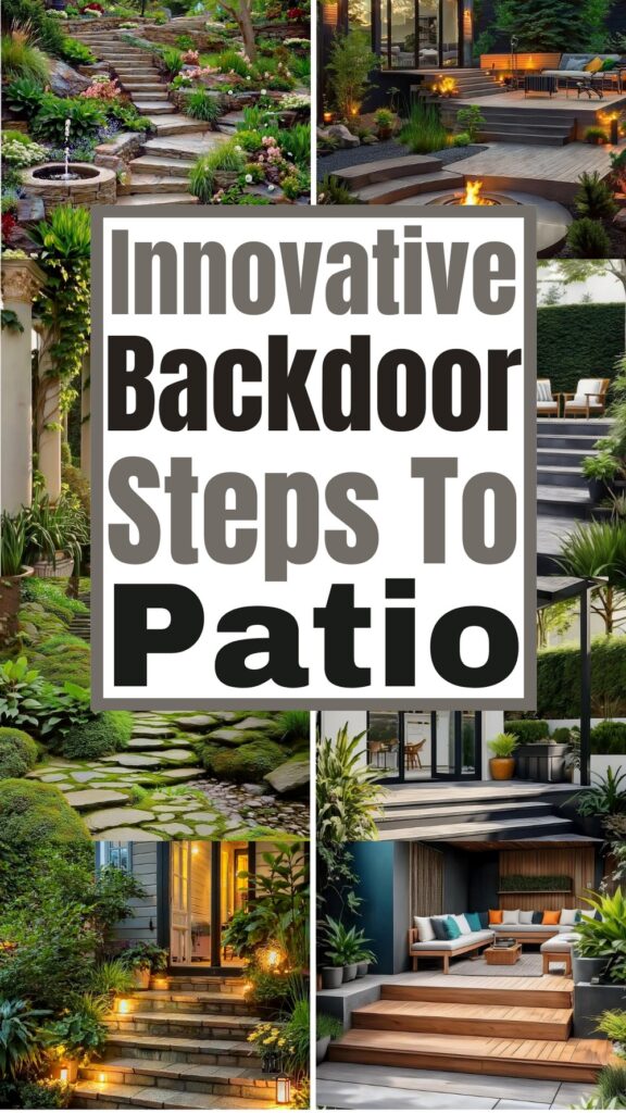 10 Innovative Backdoor Steps To Patio Ideas - Ease DIYs