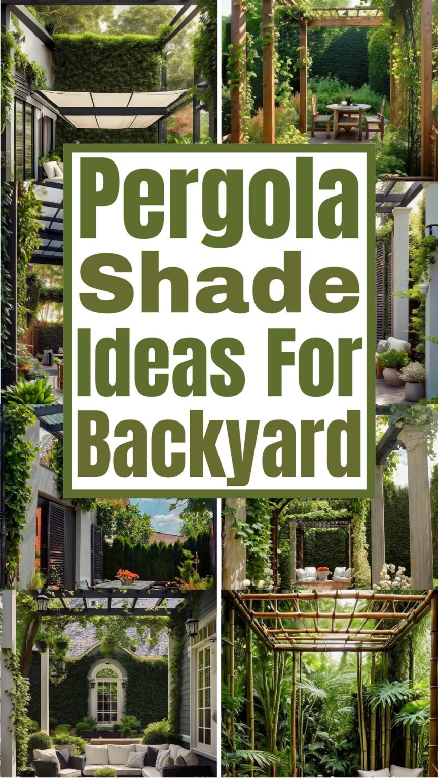 10 Pergola Shade Ideas For Your Backyard (Full, Semi-shaded And ...