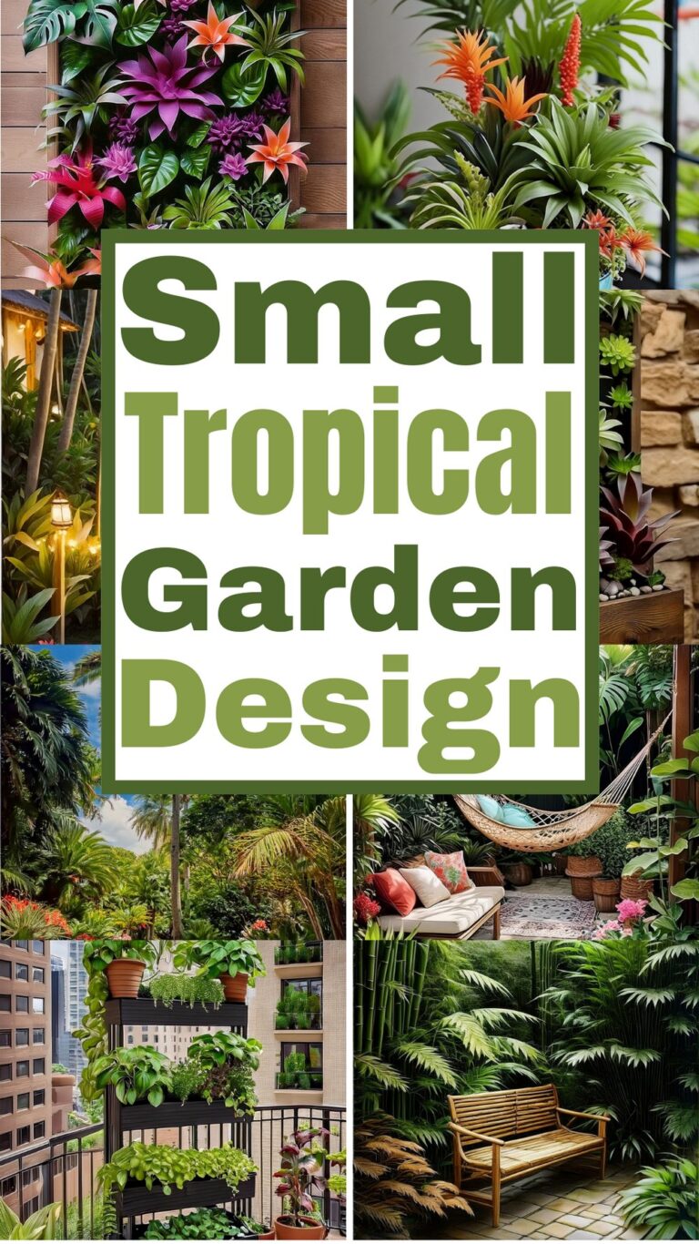 10 Small Tropical Garden Design Ideas For Nature Lovers - Ease DIYs