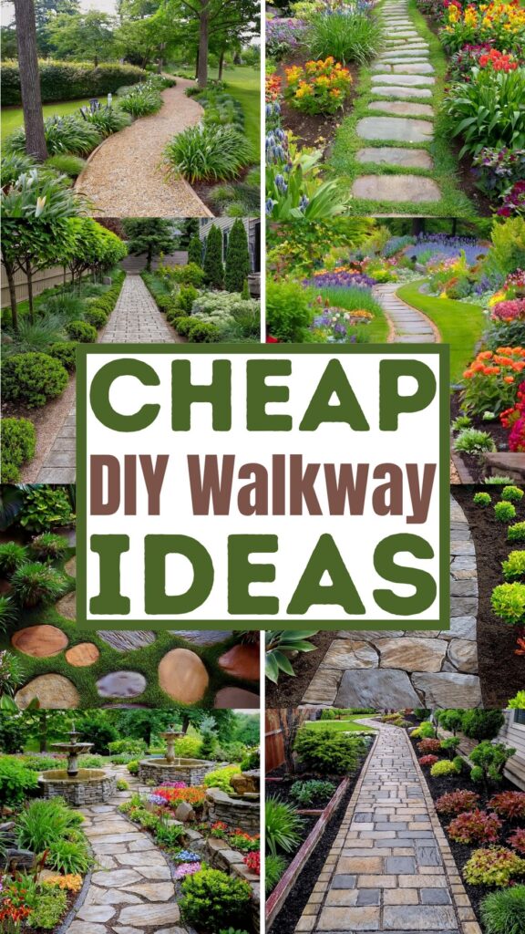 10 Cheap DIY Walkway Ideas For Garden Enthusiasts - Ease DIYs
