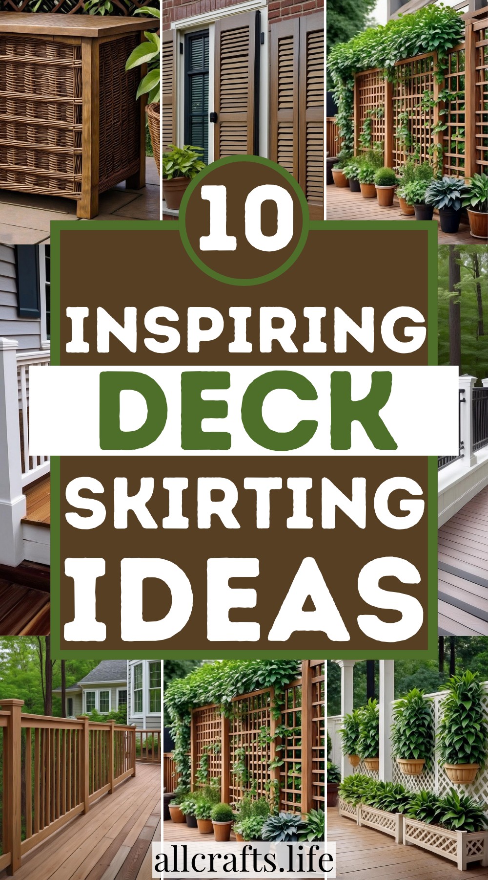 10 Inspiring Deck Skirting Ideas With Green Element - Ease DIYs