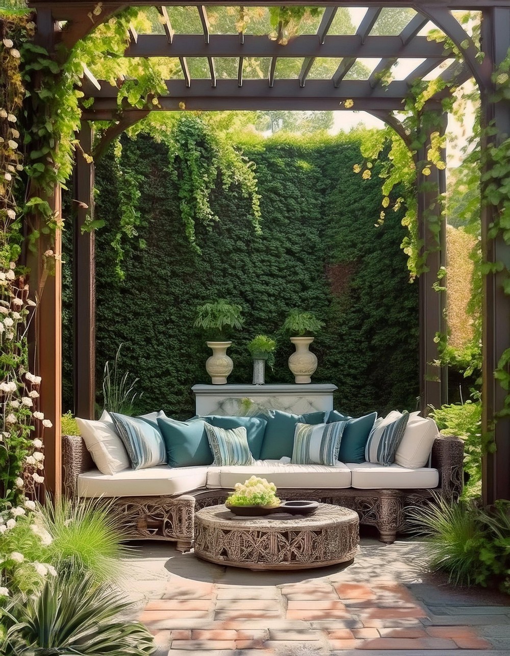 10 Inviting & Relaxing Pergola Projects For Garden Ideas - Ease DIYs