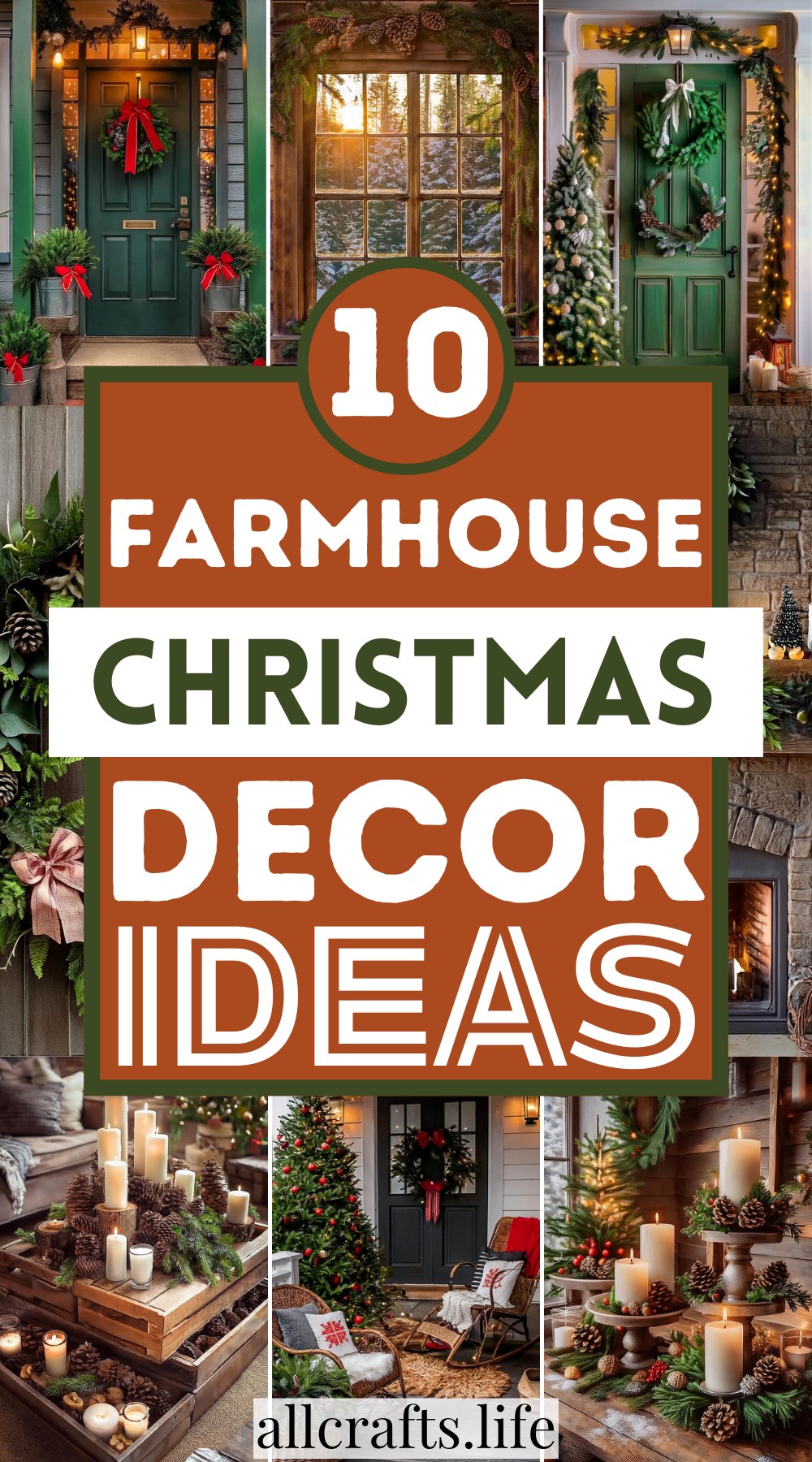 10 Unique Farmhouse Christmas Decor Ideas - Ease DIYs