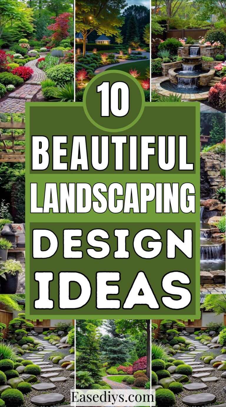 10 Extremely Beautiful Landscaping Design Ideas - Ease DIYs