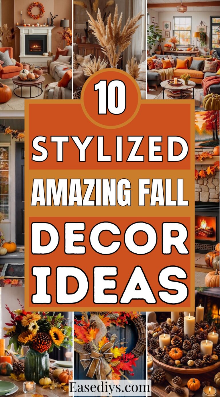 10 Super Stylized Amazing Fall Decor Ideas - Ease DIYs